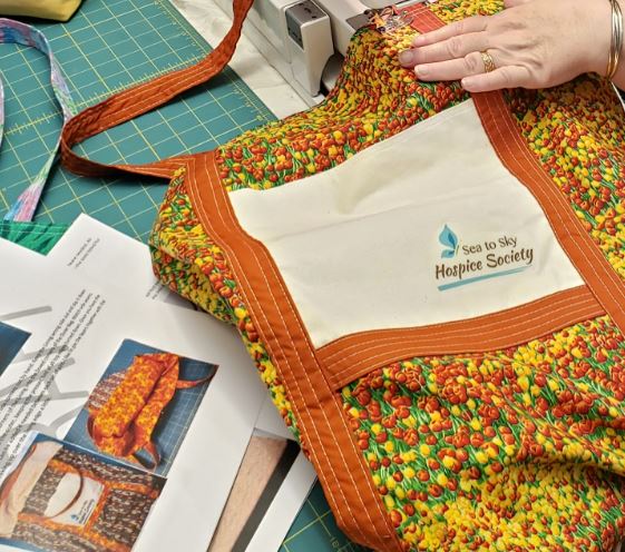 Hospice volunteers sew special bags for grieving families - The ...