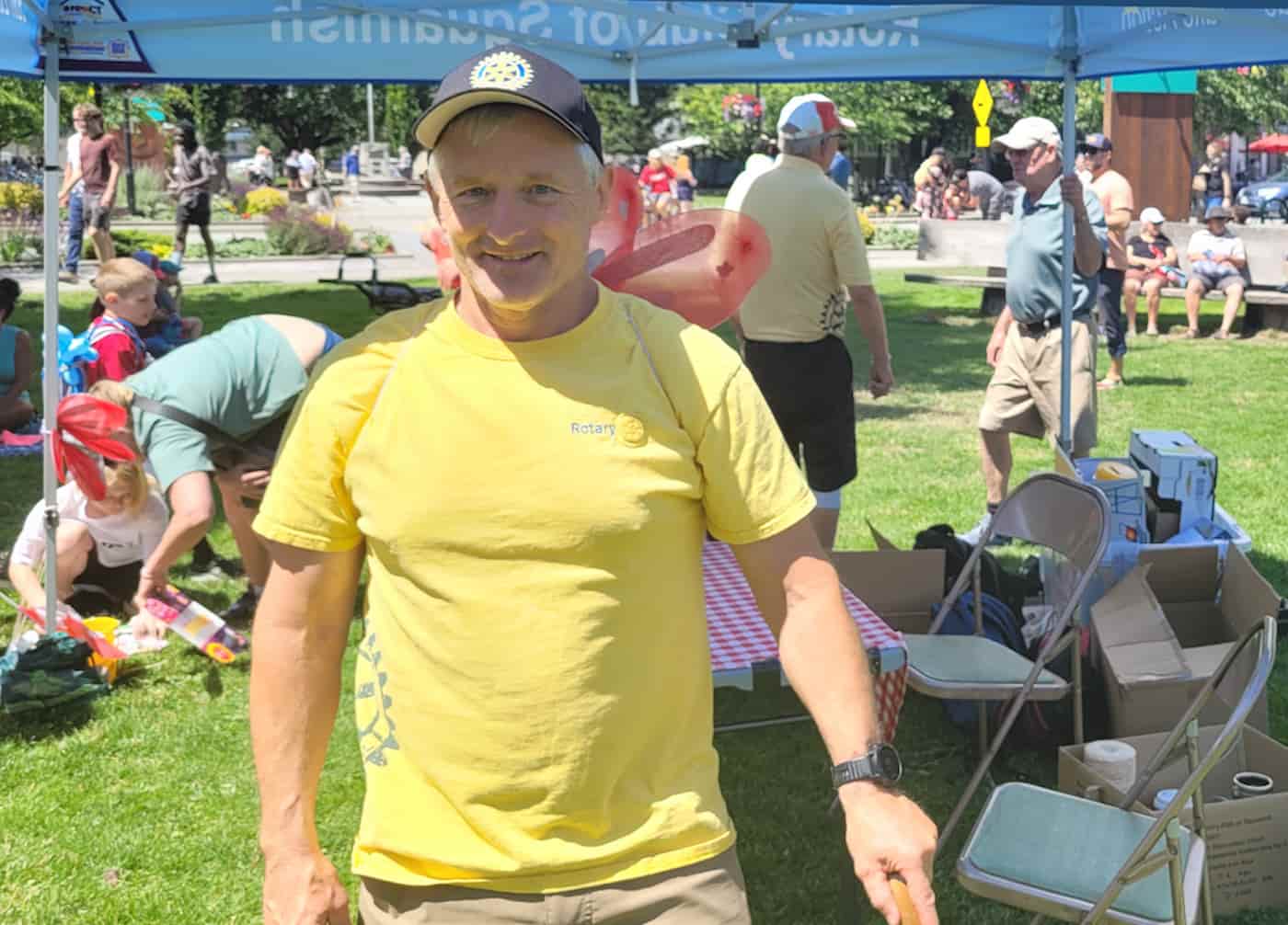 Kevin Haberl is the new president of Rotary Club of Squamish