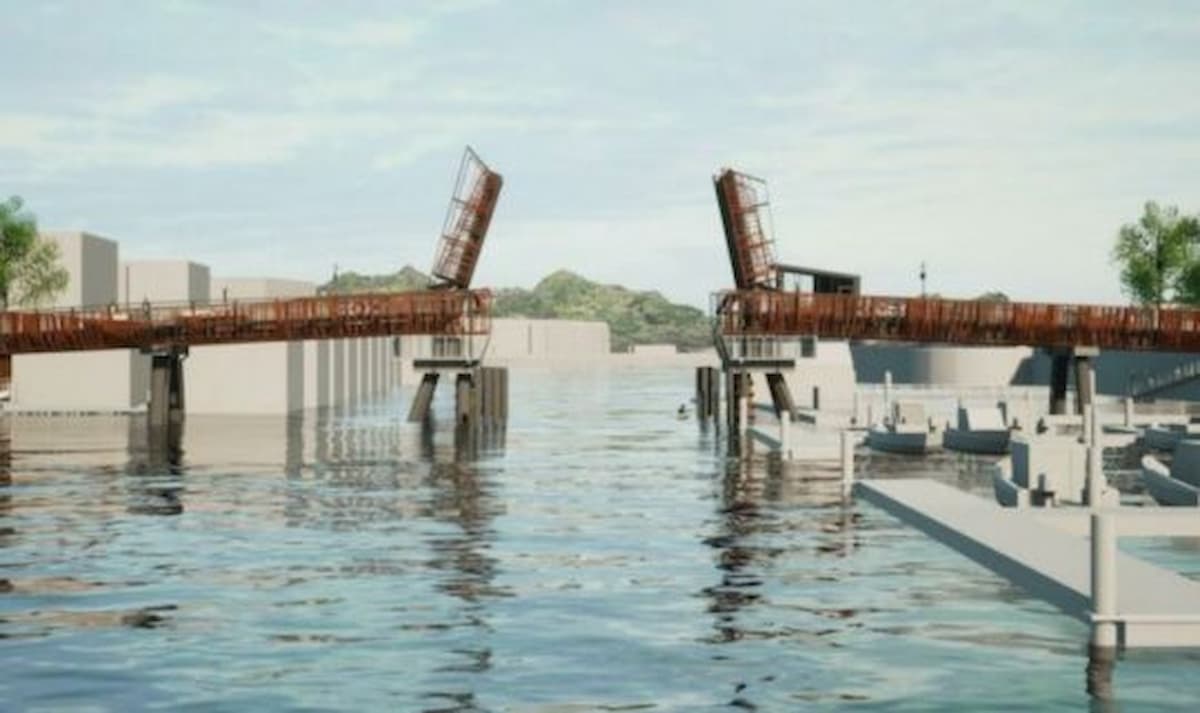In-water Construction on Mamquam Blind Channel Pedestrian Bridge Starts ...