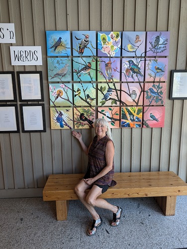 Birds ‘n Words Art Installation Opens at Squamish Public Library